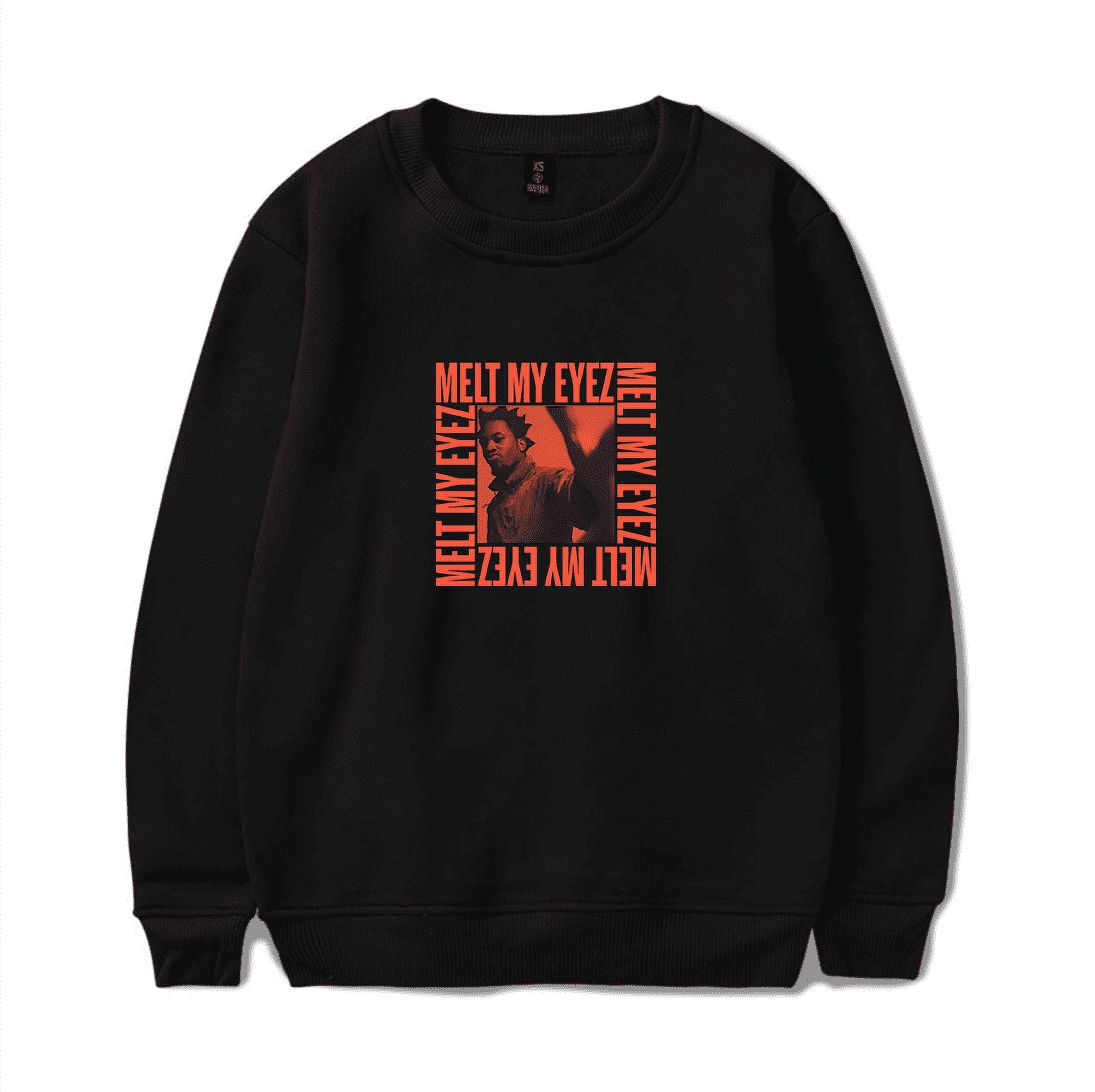 Denzel Curry Merch Long Sleeve Sweatshirt Melt My Eyez Hoodie xs ...