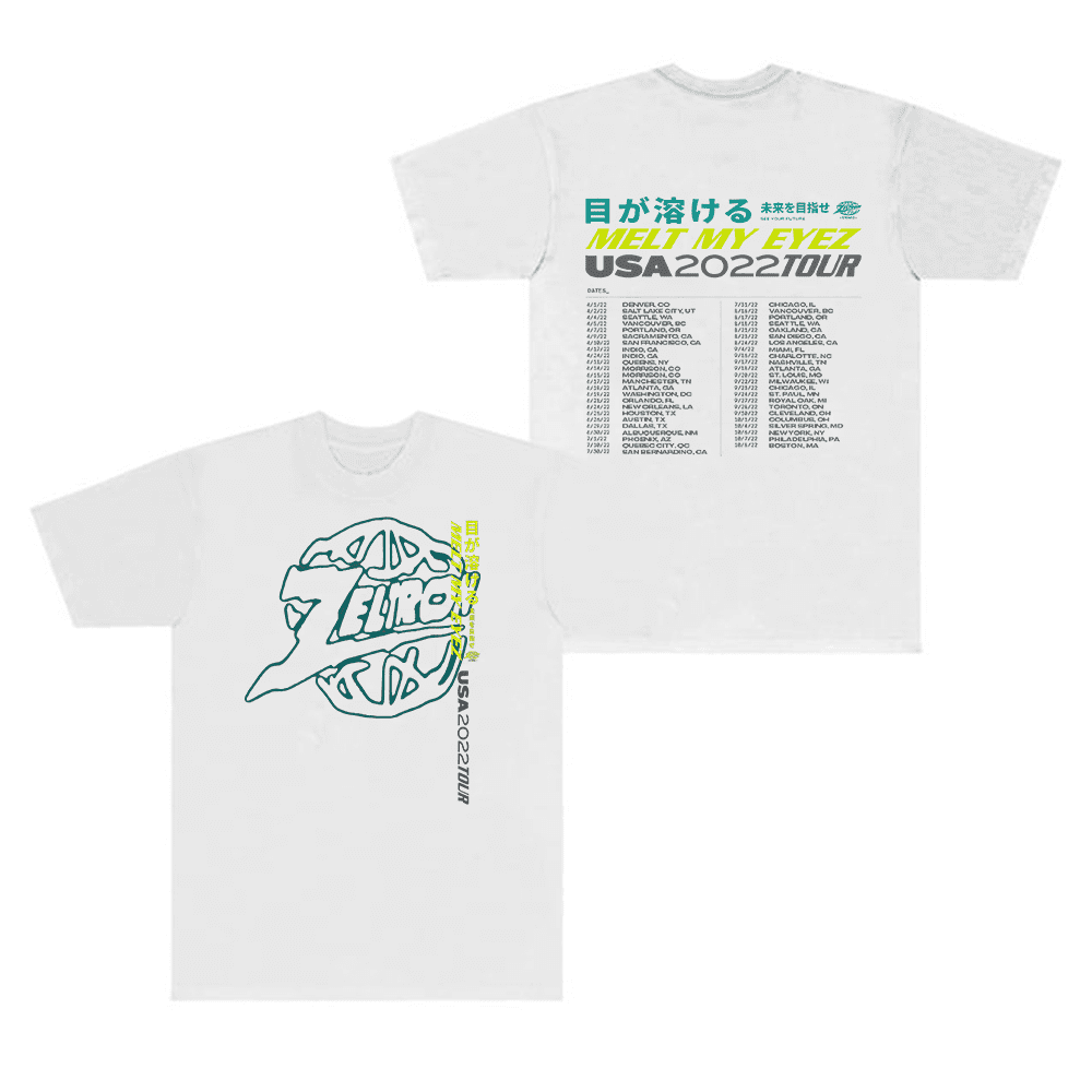 Denzel Curry Merch T-Shirt Melt My Eyes Tour T Shirts Tracklist For ...