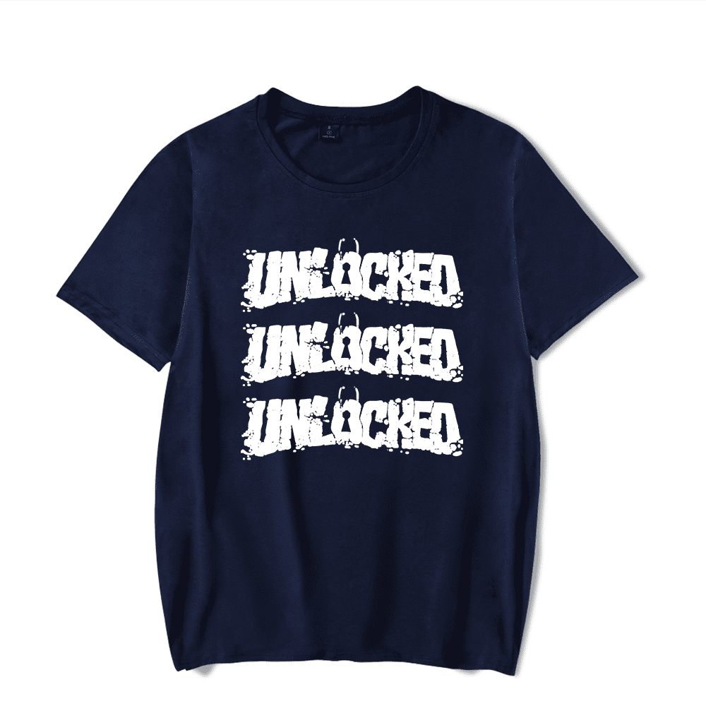 Denzel Curry Merch T-Shirt Unlocked T Shirts Logo Print For Fans Men ...