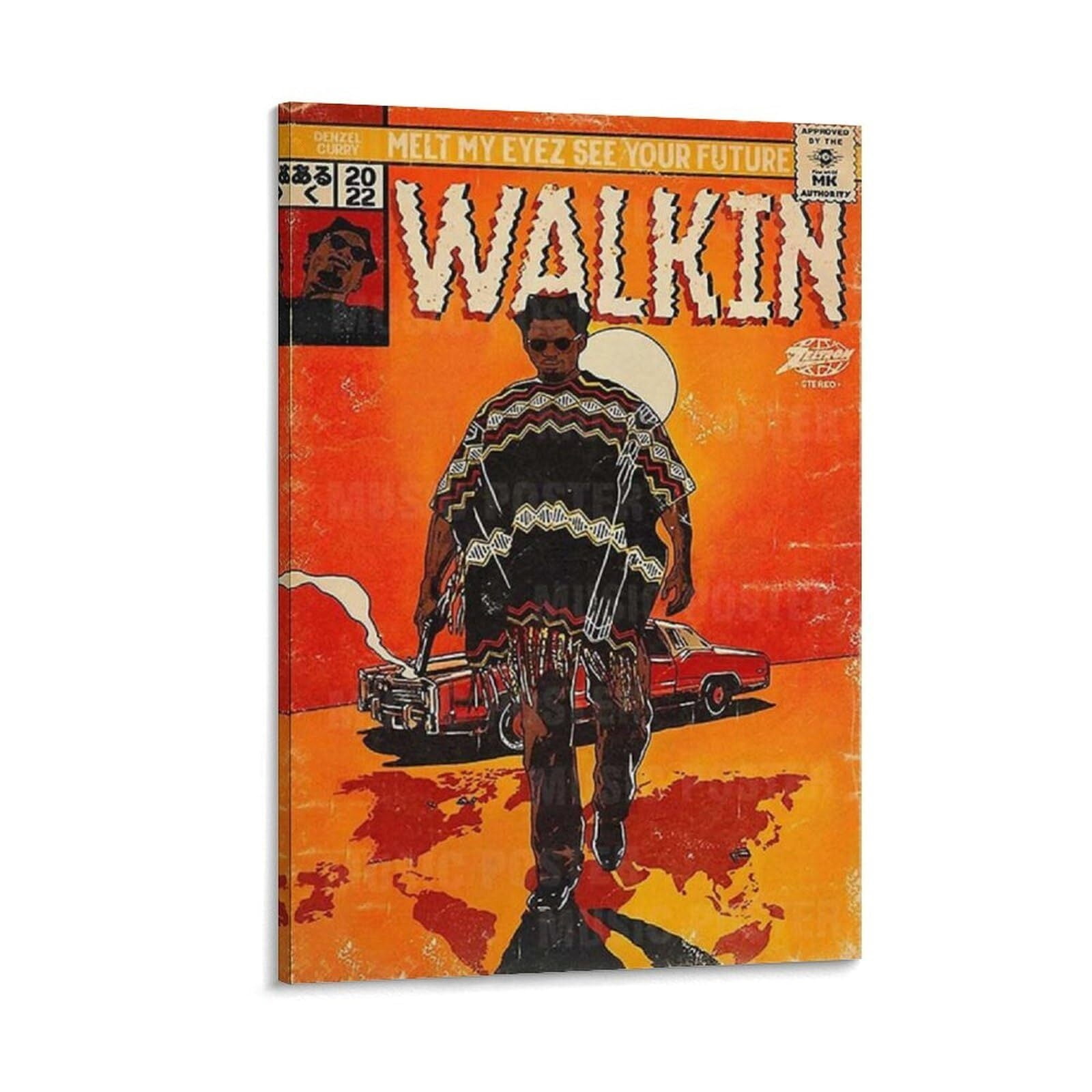 Denzel Curry Walkin Canvas Poster Bedroom Decoration Landscape Office ...