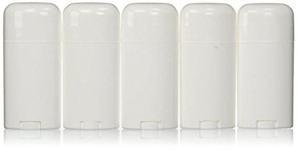 Deodorant Container Oval Empty 2.65oz/78ml - Twist-Up Refillable ...