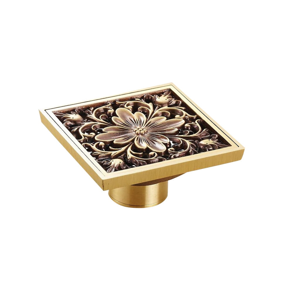 Deodorant Floor Drainer Copper Floor Drain Square Floor Drain Strainer ...