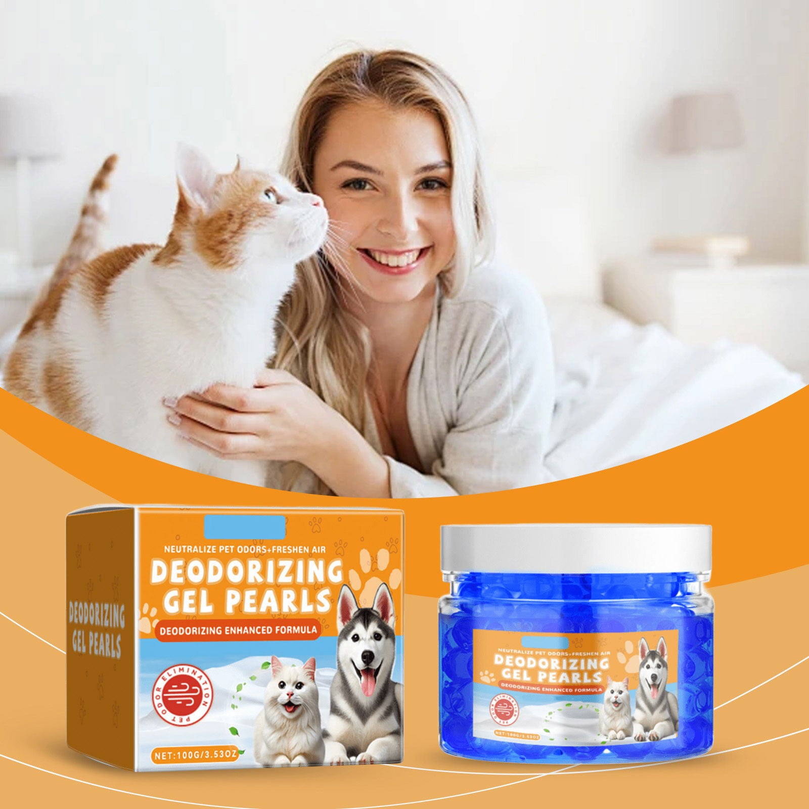 Deodorizing Gel Pearls Under 5 ! Yrmaups Pet Odor Eliminator Home Freshener Car Deodorizer Gel ...