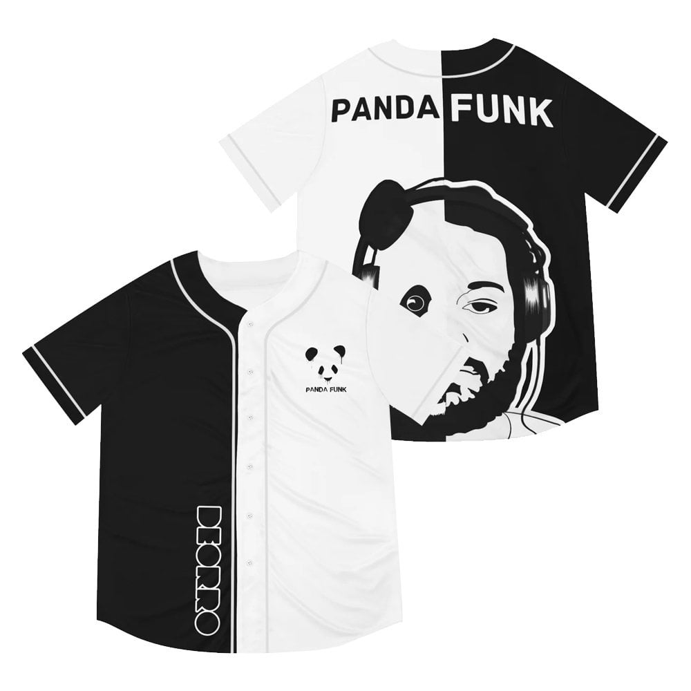 Deorro Panda Funk Baseball Jersey EDC Festival 2024 Short Sleeve ...