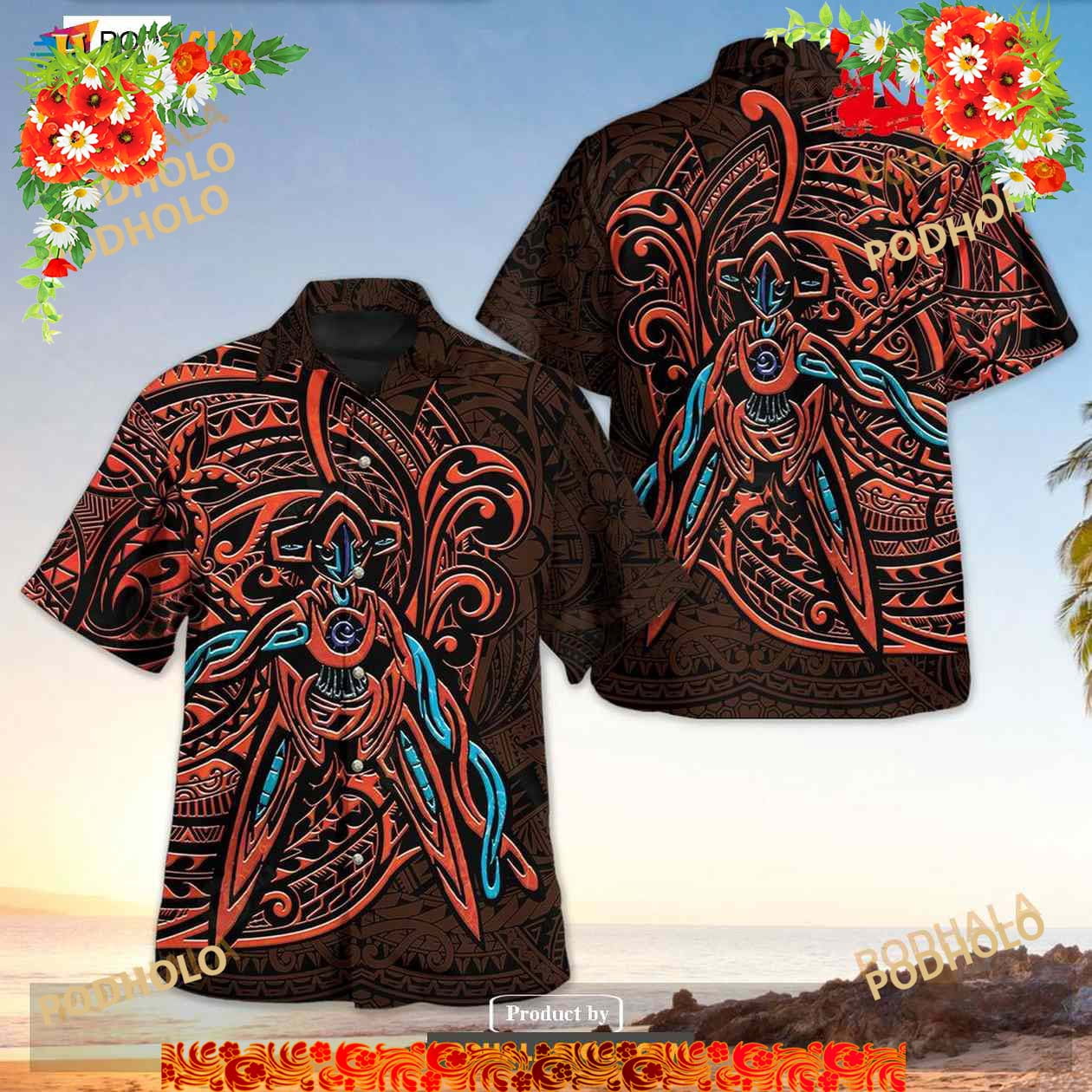 Deoxys Polynesian Premium For Enjoy Summer Funny Hawaiian Shirt ...