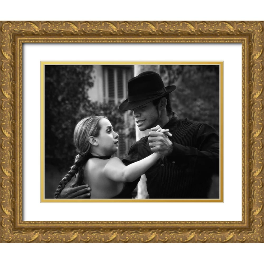 Depaepe, Yvette 14x12 Gold Ornate Wood Framed with Double Matting ...