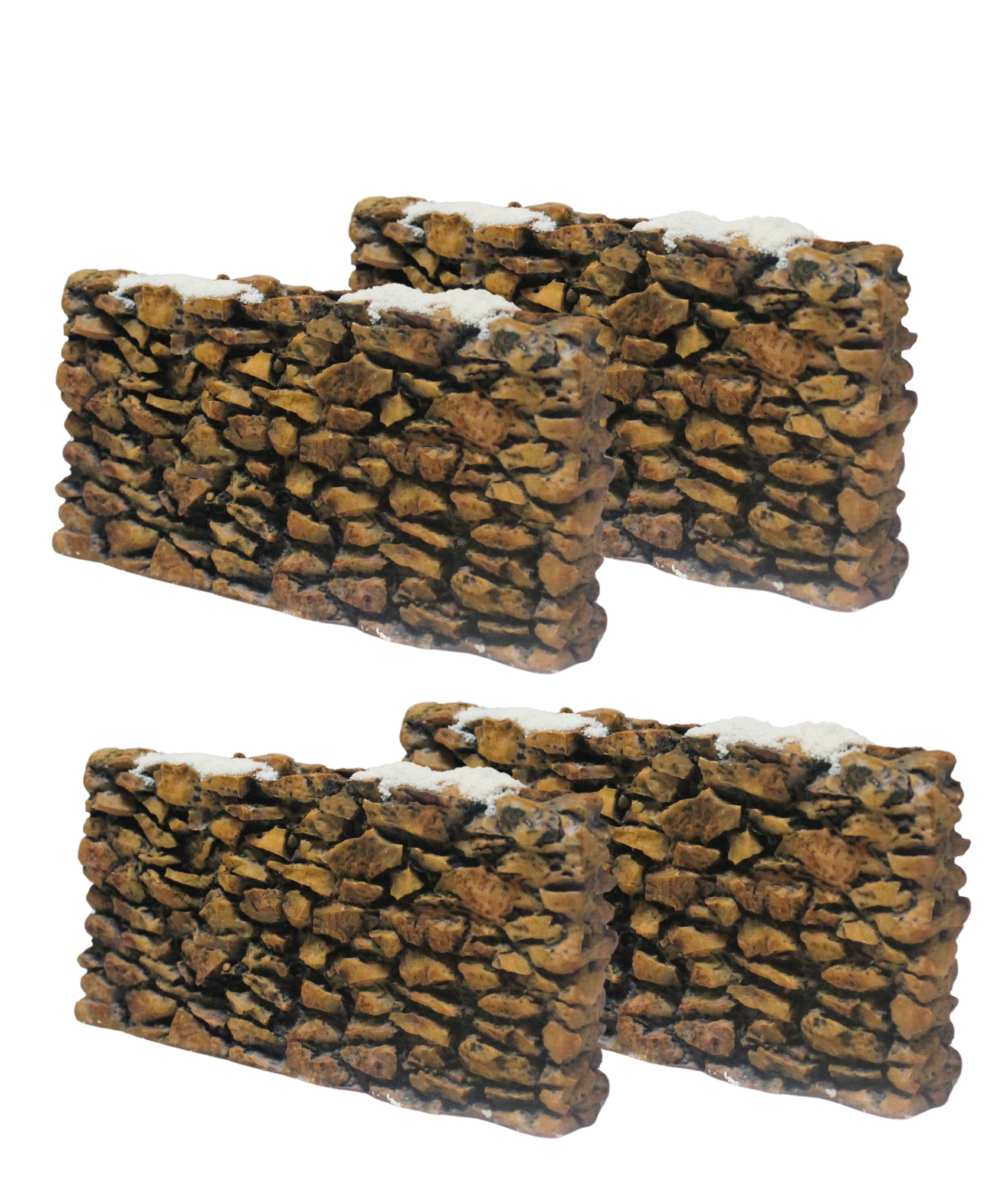Department 56: 52825 Village Tall Stone Walls - Set of 4 | Worn Box ...