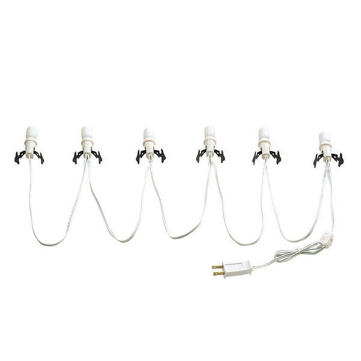 Department 56 Light Cord Set with 6 Sockets and Bulbs, 3in H Village ...