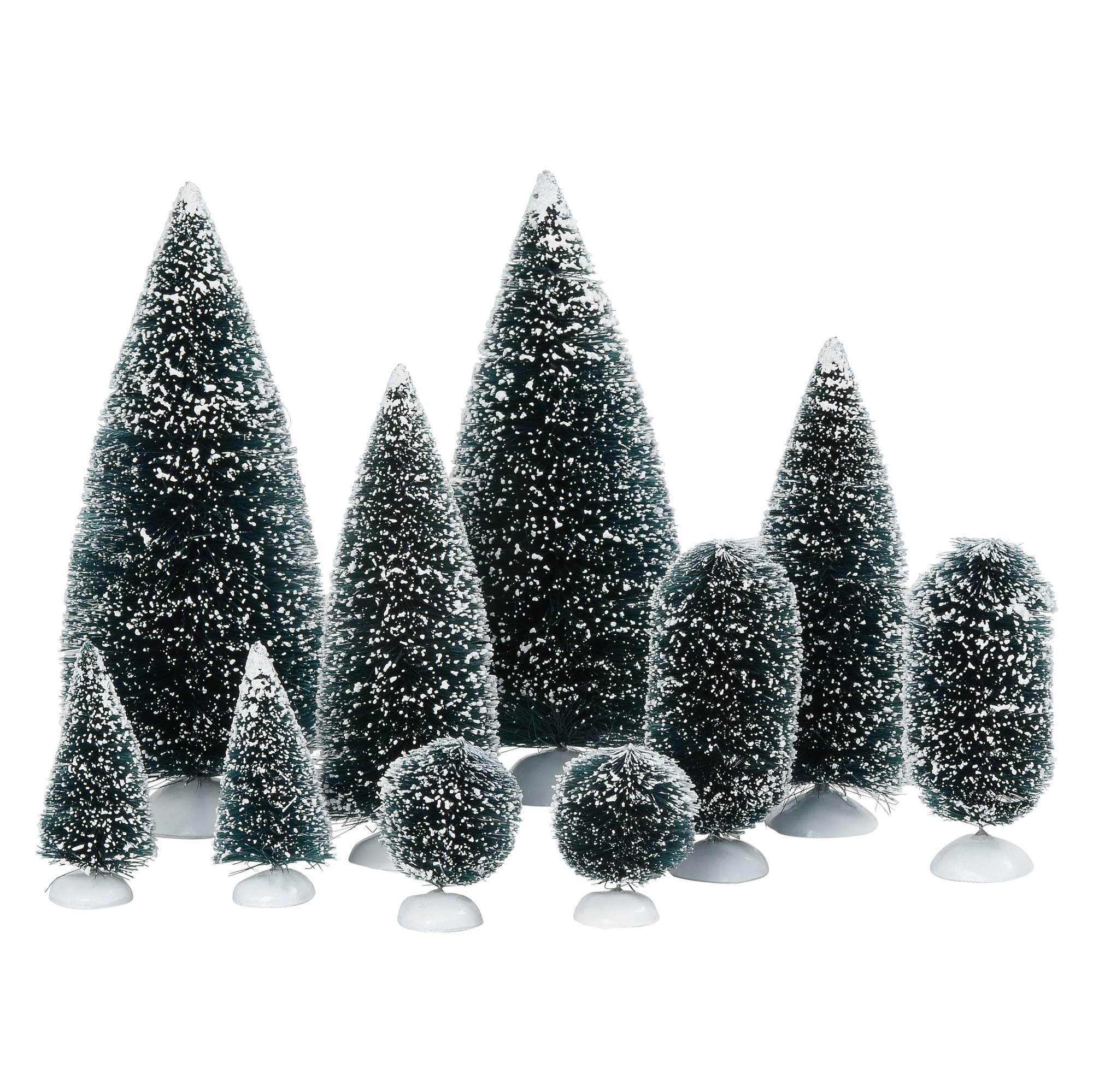 Department 56 Accessories for Villages Bag-O-Frosted Topiaries Tree ...
