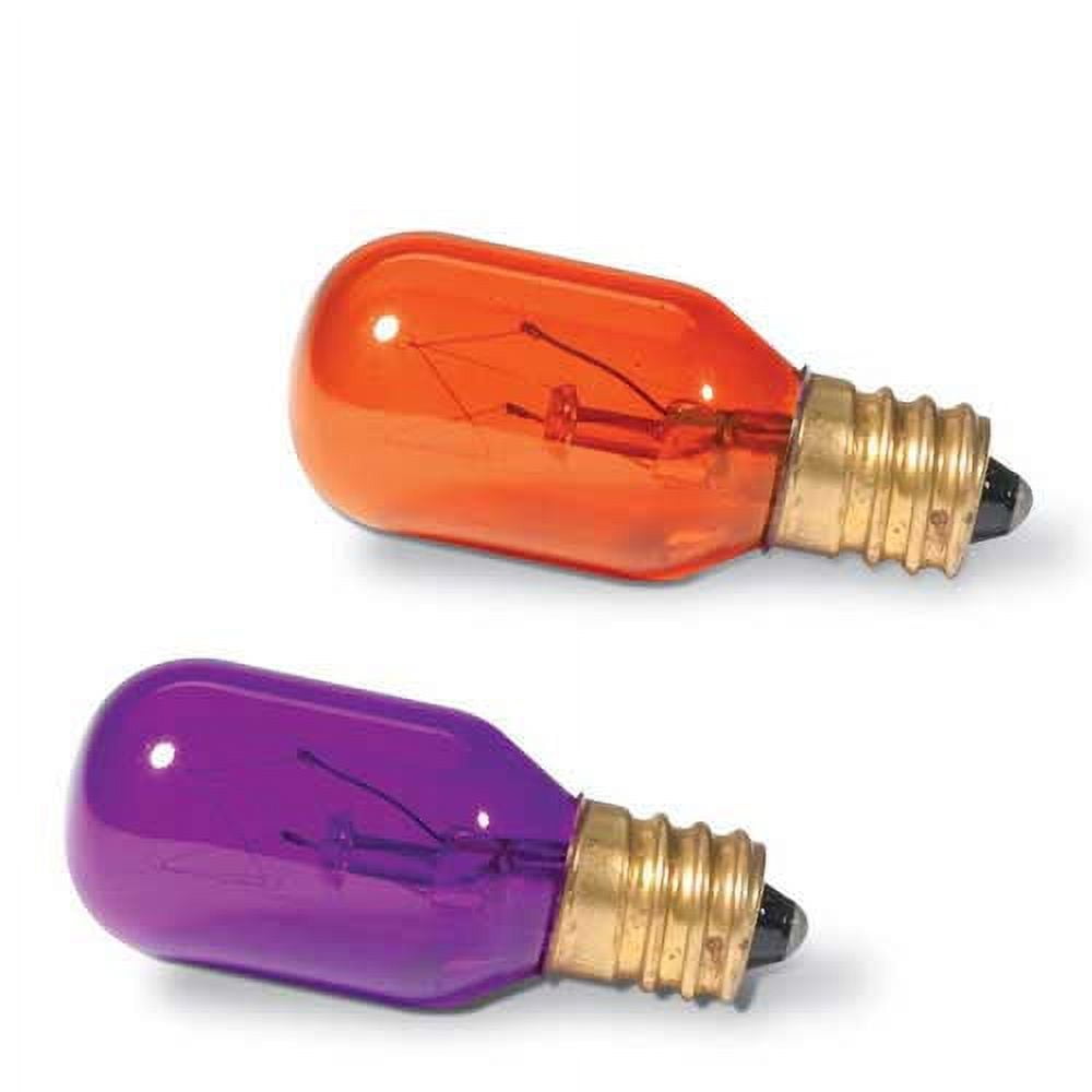 Department 56 Accessory Orange & Purple Replacement Bulb Glass ...