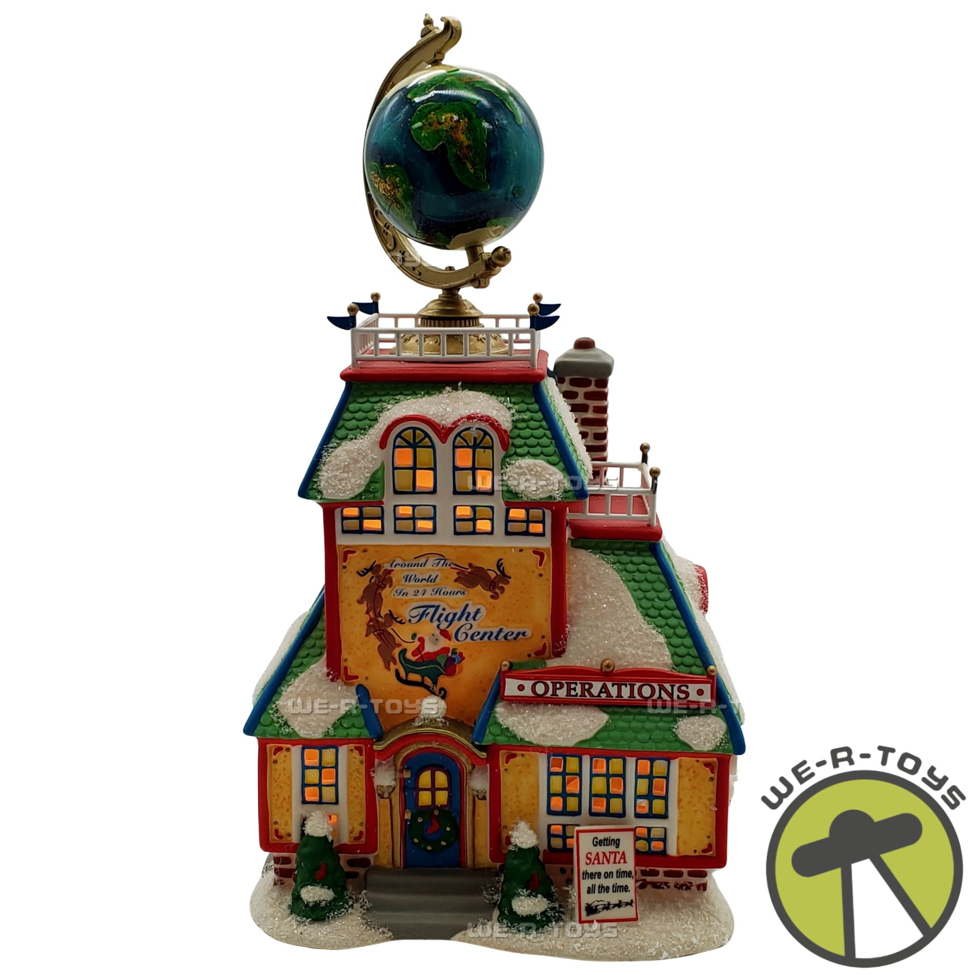 Department 56 North Pole Around World 24 Hours Flight Center Building ...