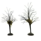 Department 56 Villages Midnight Moss Trees Set/2 - Set 2 Trees 8.5 Inch ...