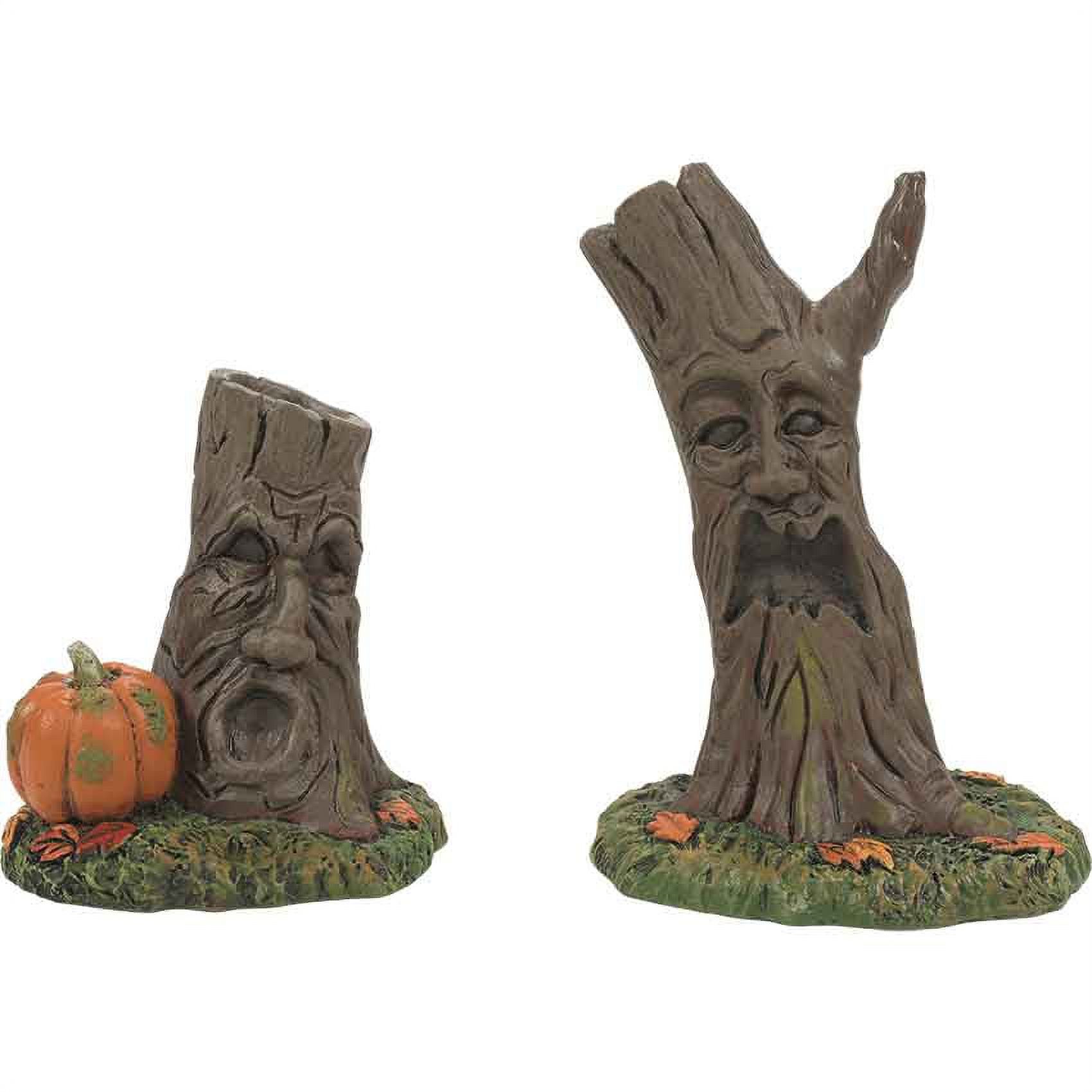 Department 56 Villages 4.00In Scary Stumps, Resin, Spooky Leaves ...