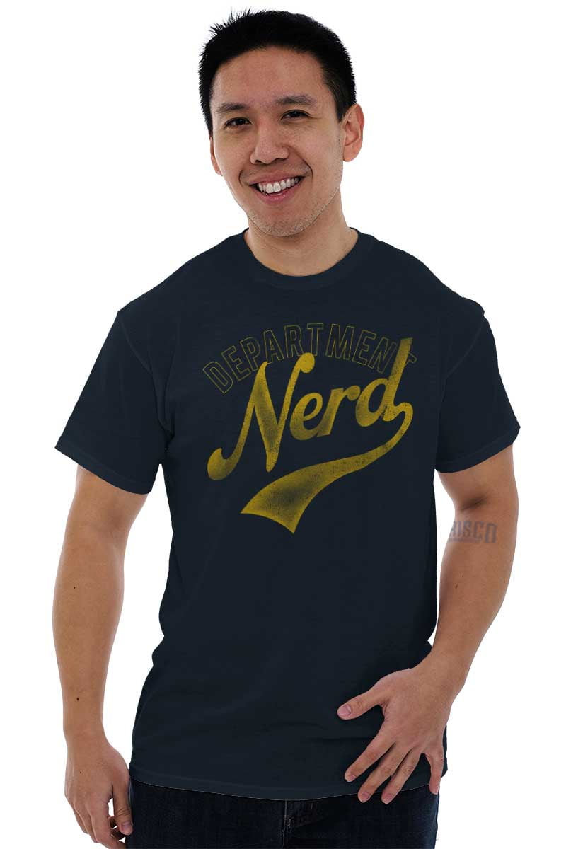 Department Nerd Nerdy Geeky Science Unisex Plus Size Graphic Tee Brisco ...