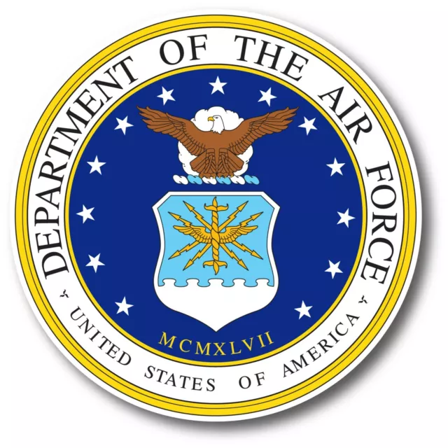 Department Of The Air Force Decal Sticker Usa Made Truck Window Wall ...