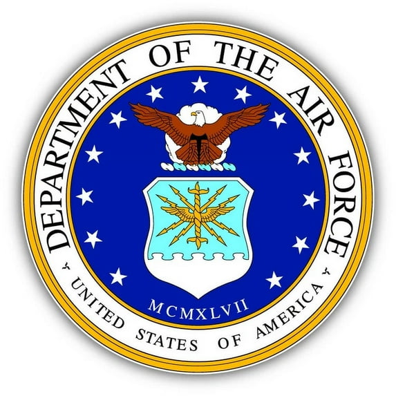 Department Of The Air Force Sticker Phone Decal Water Bottle Stickers ...
