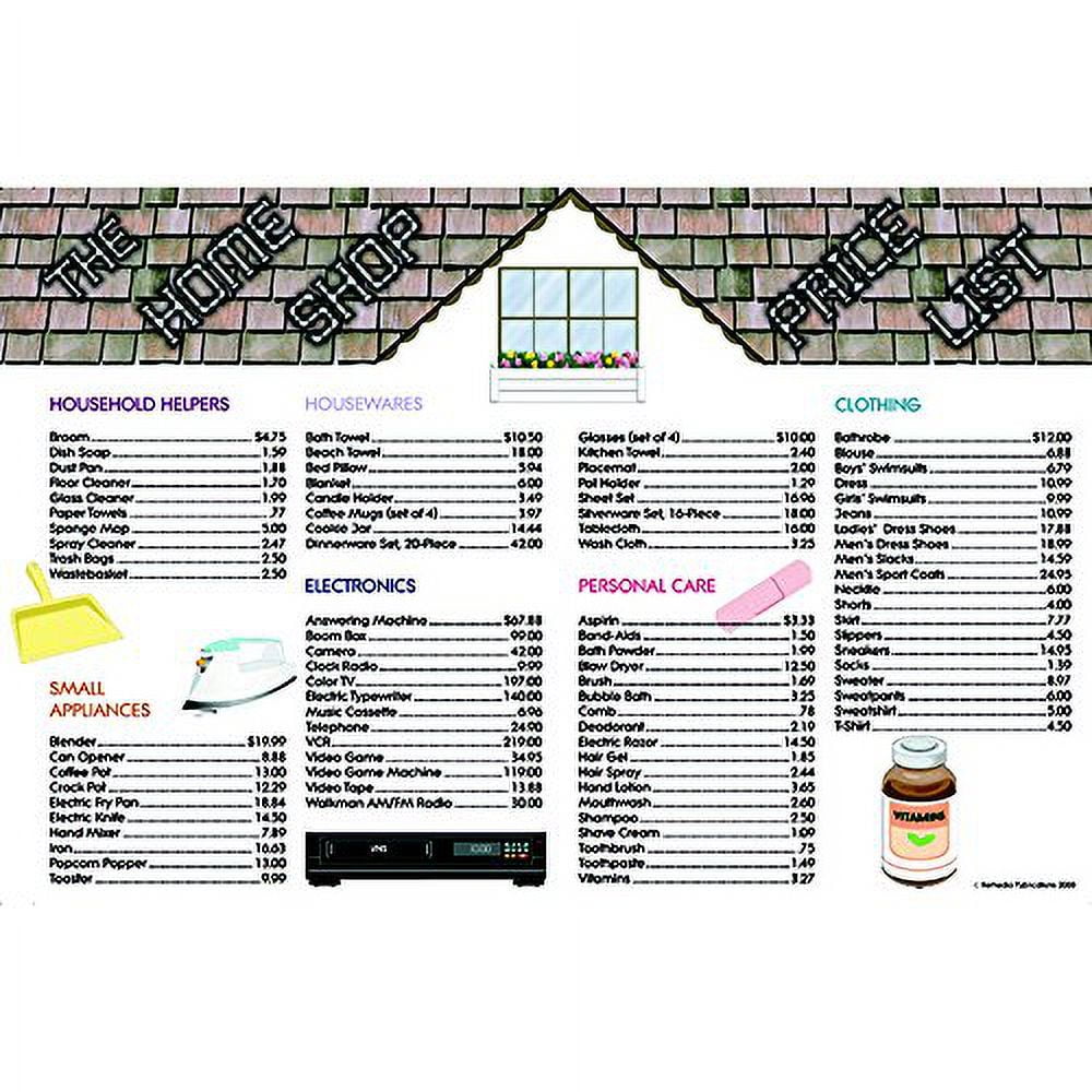 Department Store Math Extra Price Lists 6 - Walmart.com