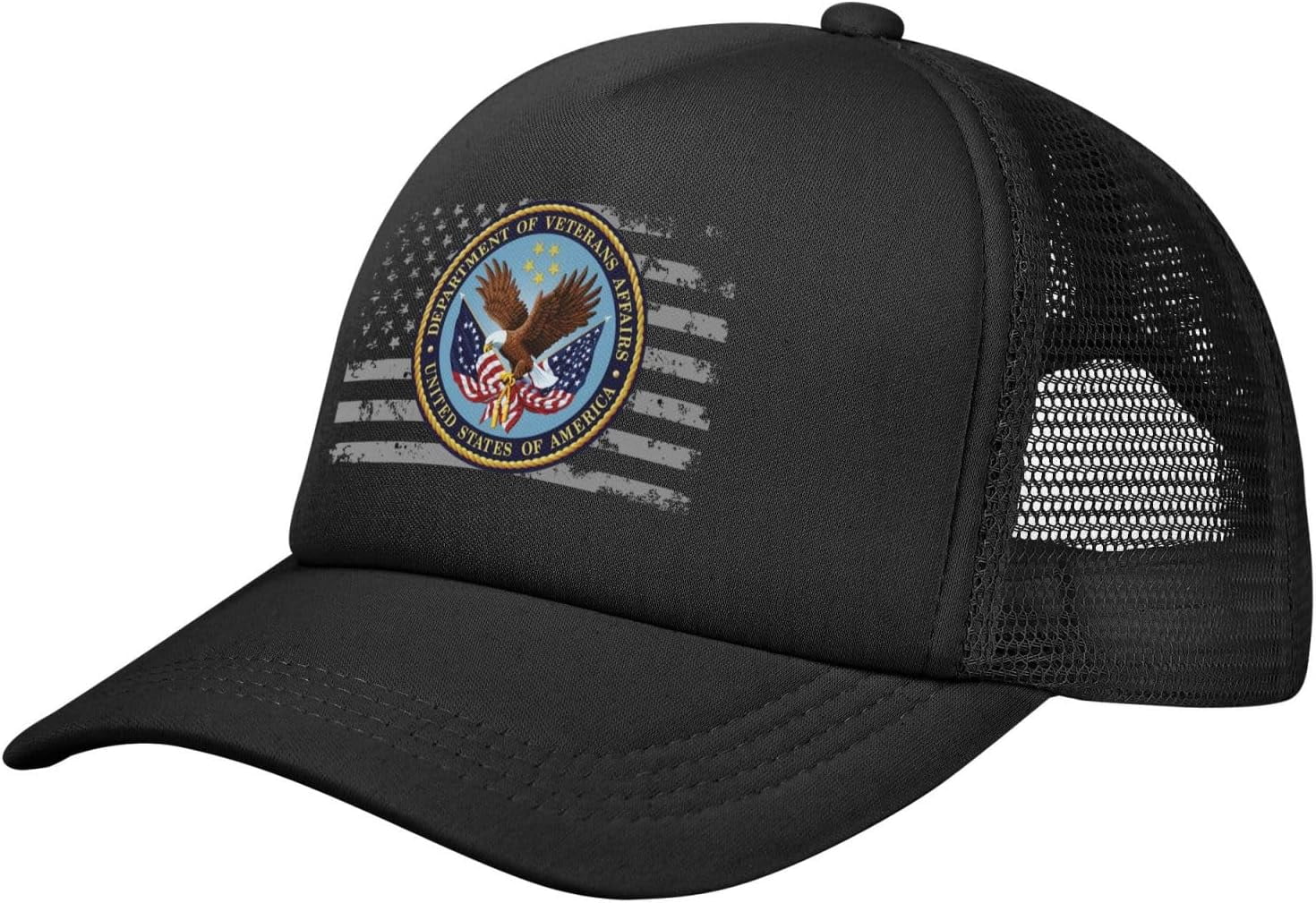 Department of Veteran Affairs Seal Baseball Cap Adjustable Casual Mesh ...