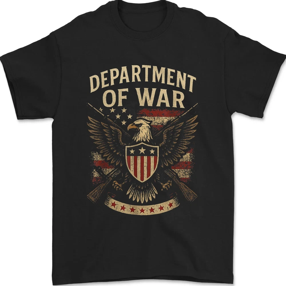 Department of War Established 2025 DOW US War Celebration Political Unisex T-Shirt, up to Size ...