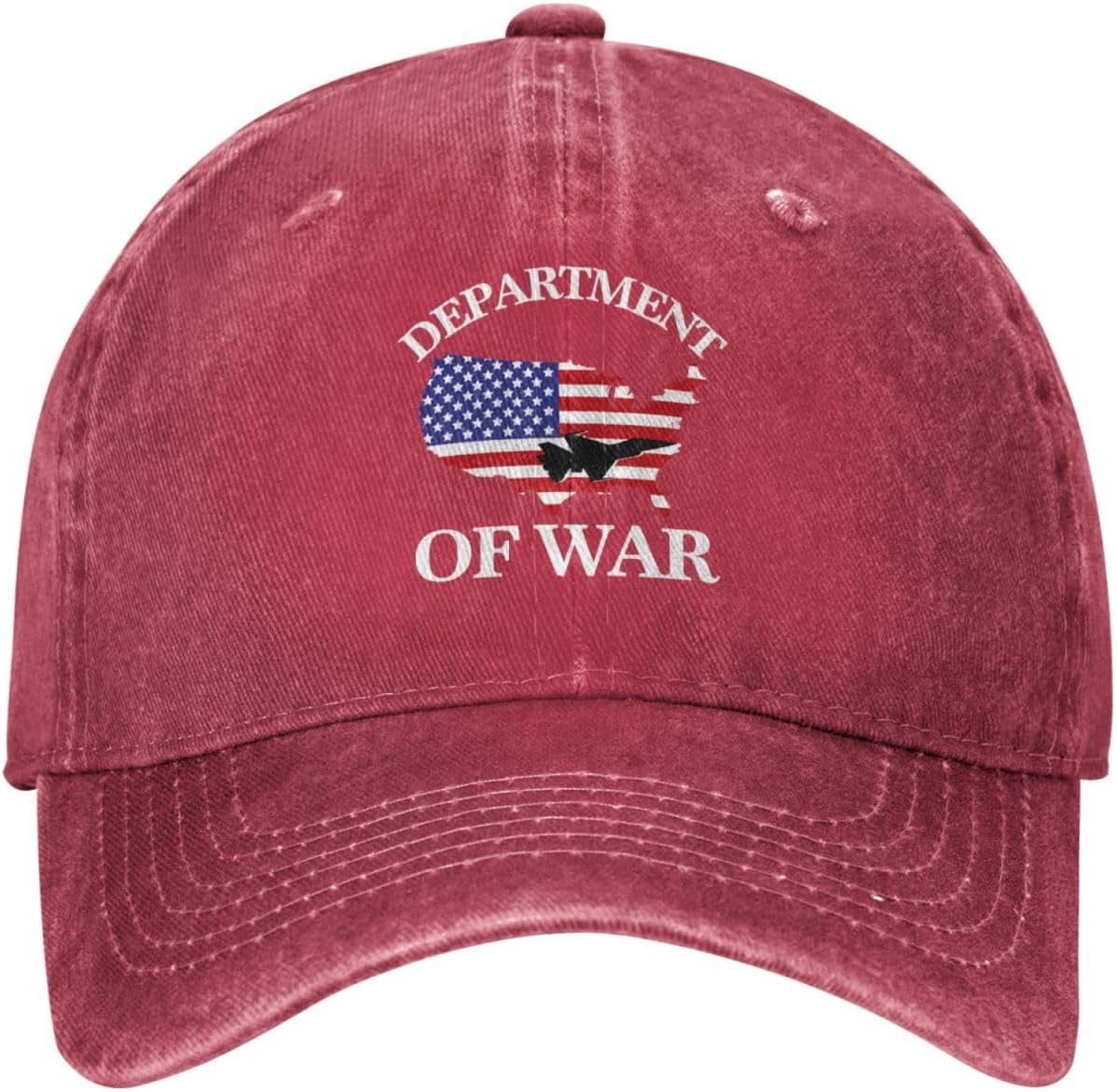 Department of War Hat Funny Department of War Trucker Hat Adjustable ...