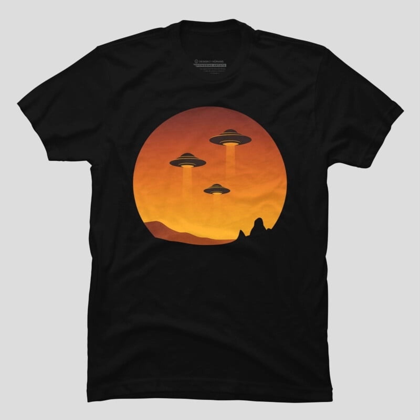 Departure Abstract Retro Sci-Fi Surreal Travel Space Graphic H41575 T ...