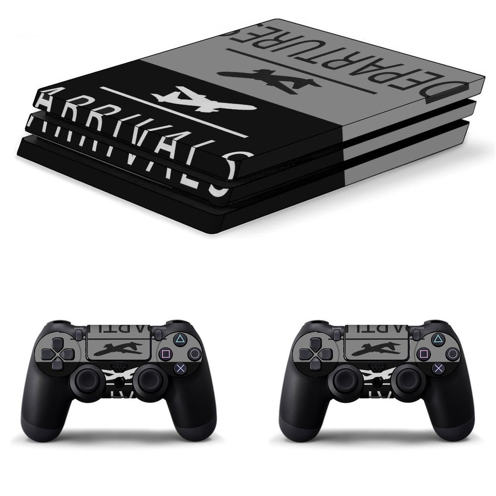 Departure And Arrivals (Gray) Designed PS4/PS4 Pro/PS4 Slim Skin ...