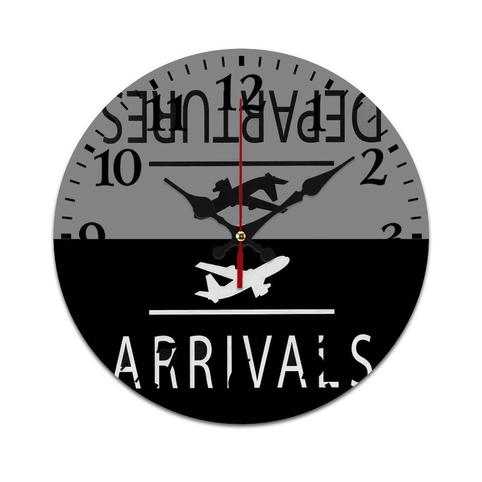 Departure And Arrivals (Gray) Designed Wall Clock Modern Design Clocks ...