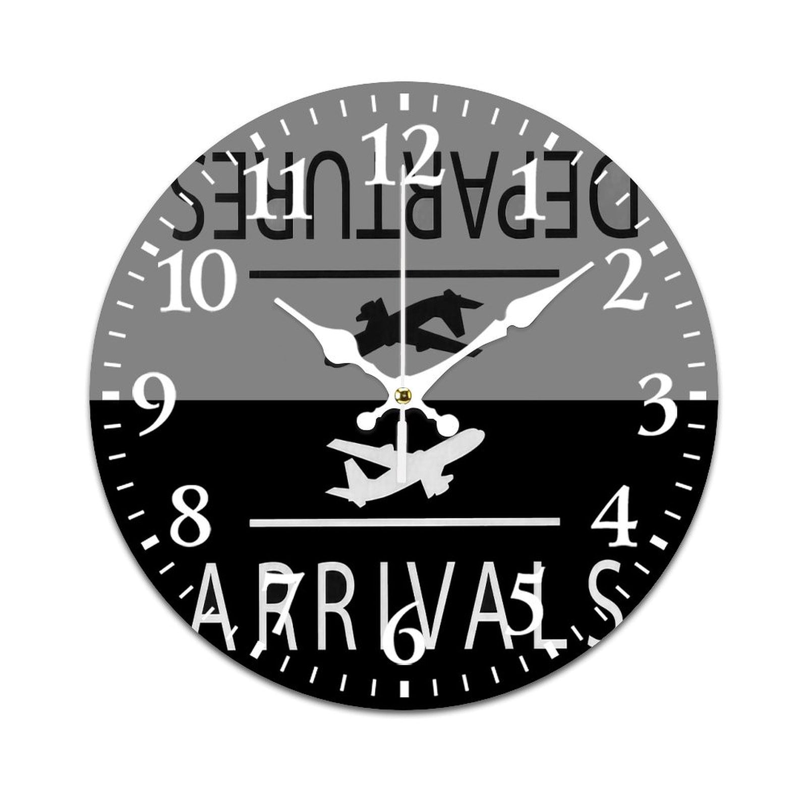 Departure And Arrivals (Gray) Designed Wall Clock Modern Design Clocks ...