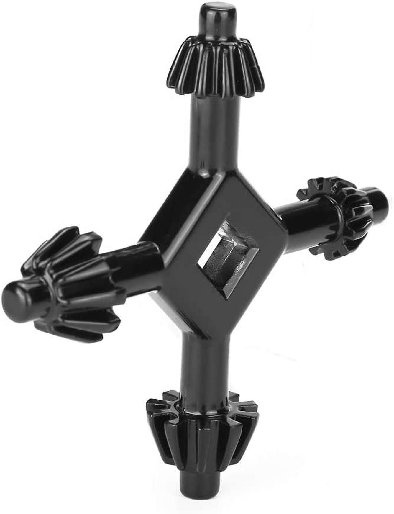 Depato 4 in 1 Drill Chuck Key, 45# Steel Multifunctional Chucks Key, 4 ...