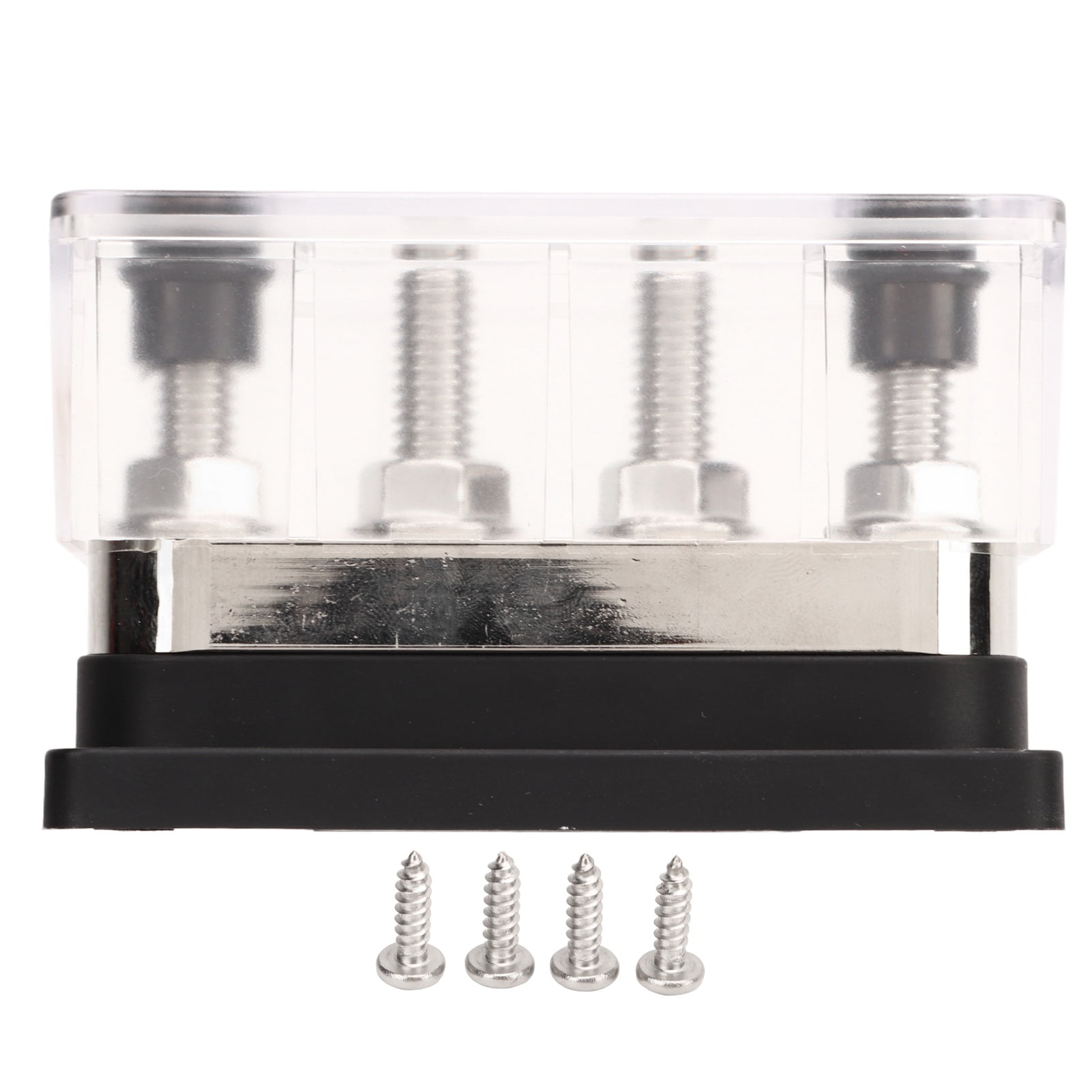 Depato Battery Bus Bar DC12V to 48V 600A High Current M10 4 Stud Power Distribution Block for ...