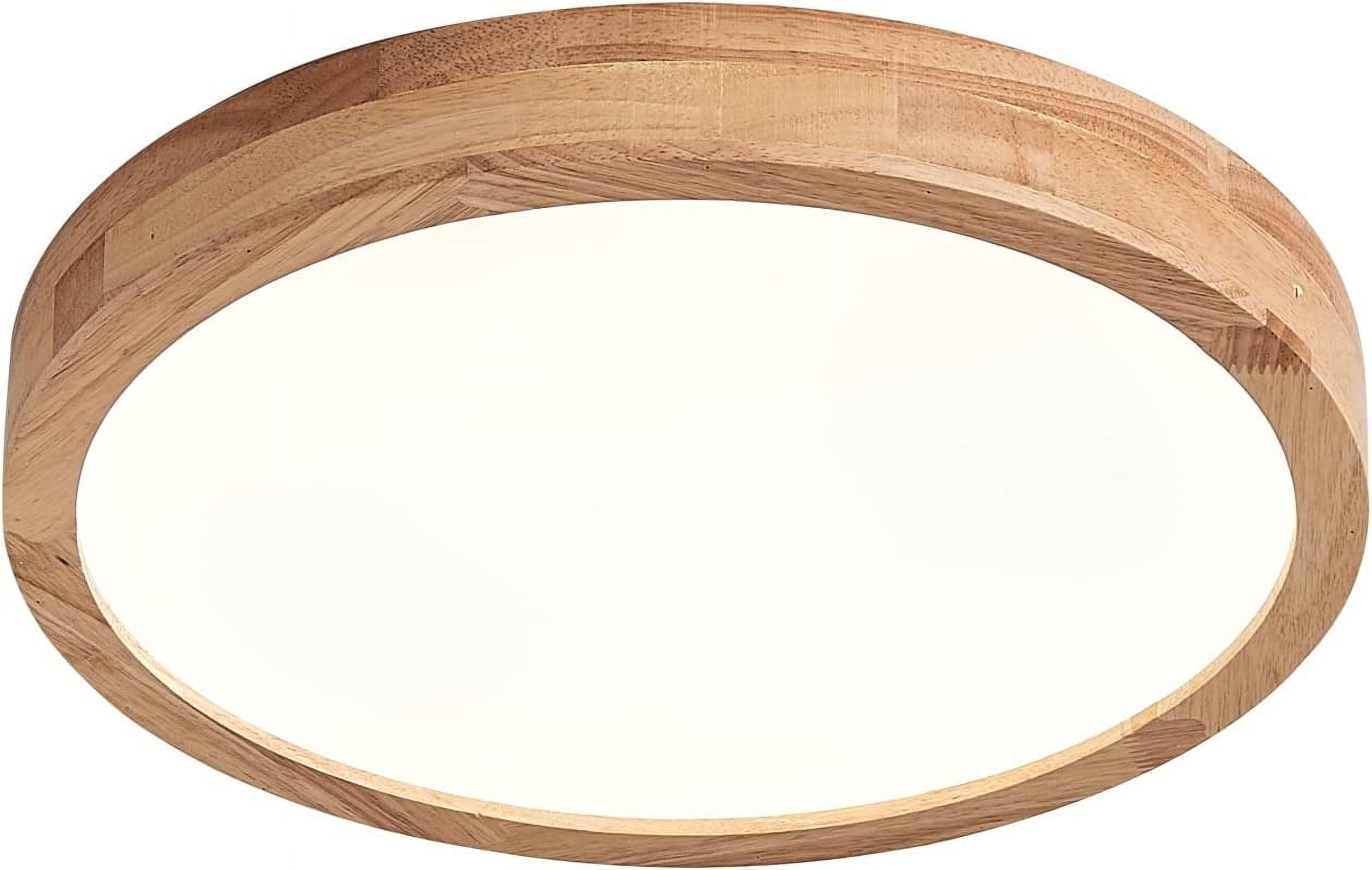 Depato LED Wooden Ceiling Light, 20 W, Neutral White, 4500 K, 1600 lm ...