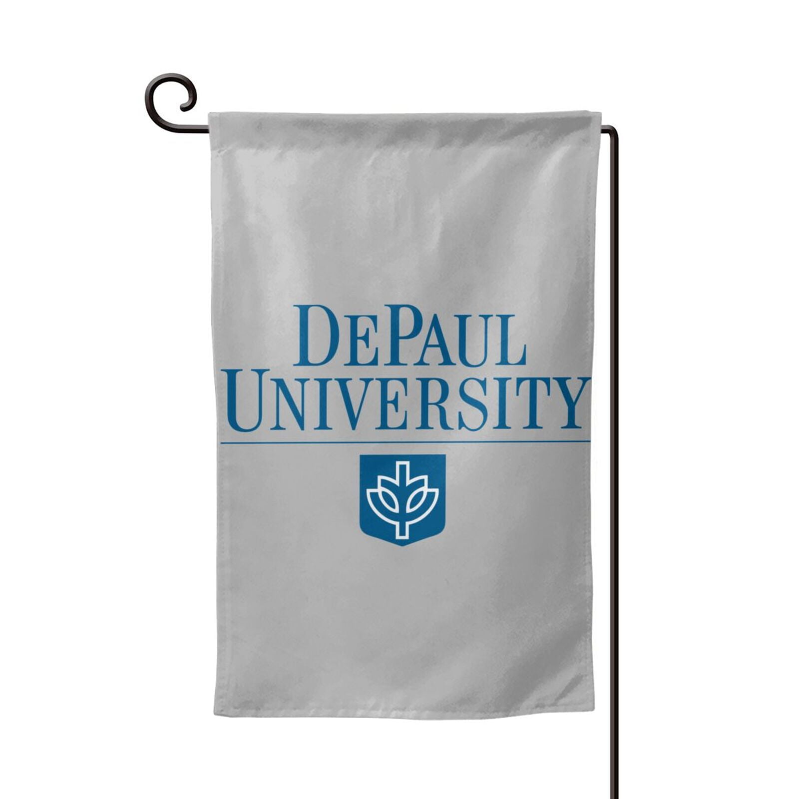 Depaul University Logo Garden Flag Double Sided Banners For Outdoor ...