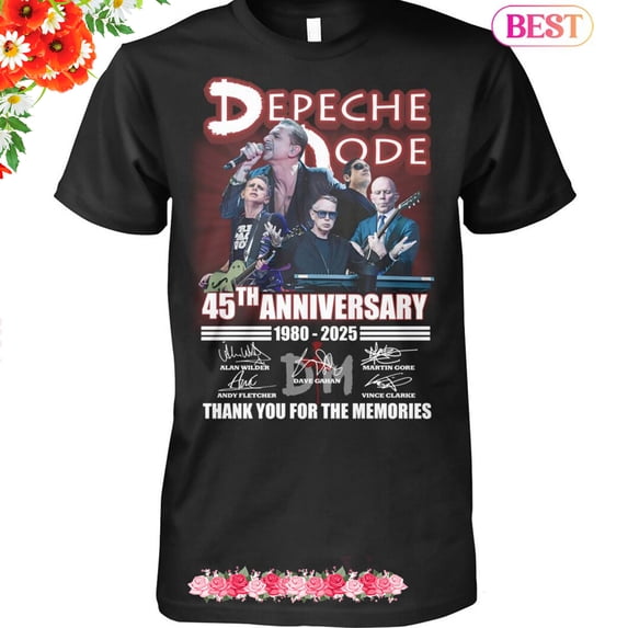 Depeche Mode 45th Anniversary 1980-2025 Thank You For The Memories ...