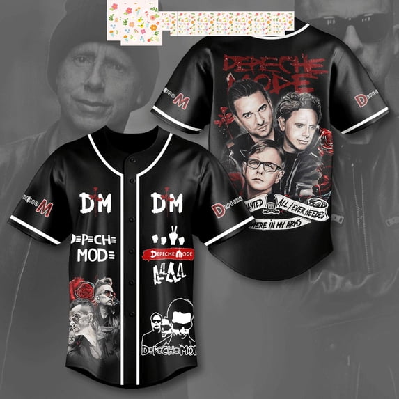 Depeche Mode All I Ever Needed There In My Arms Baseball Jersey ...