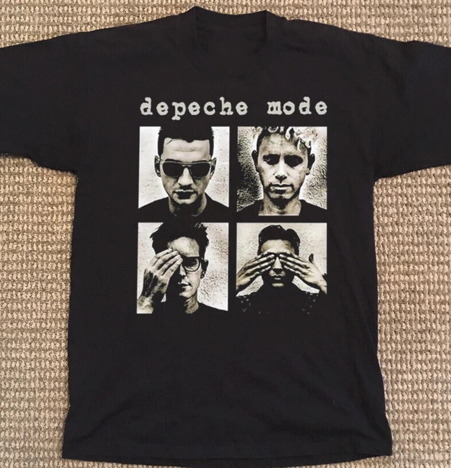 Depeche Mode Band Member Short Sleeve Black All Size S to 5XL Shirt ...