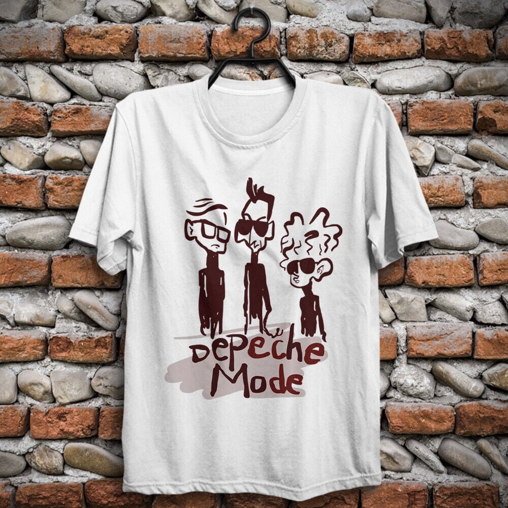 Depeche Mode T-Shirt Dave Gahan Andy Fletcher Martin Gore Rock Tee ...