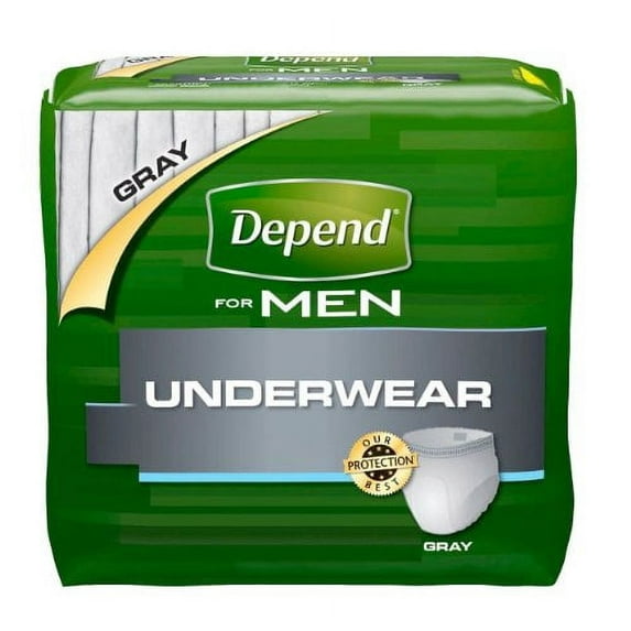 Depend Fit-Flex Incontinence Underwear for Men (Pack of 32) - Walmart.com
