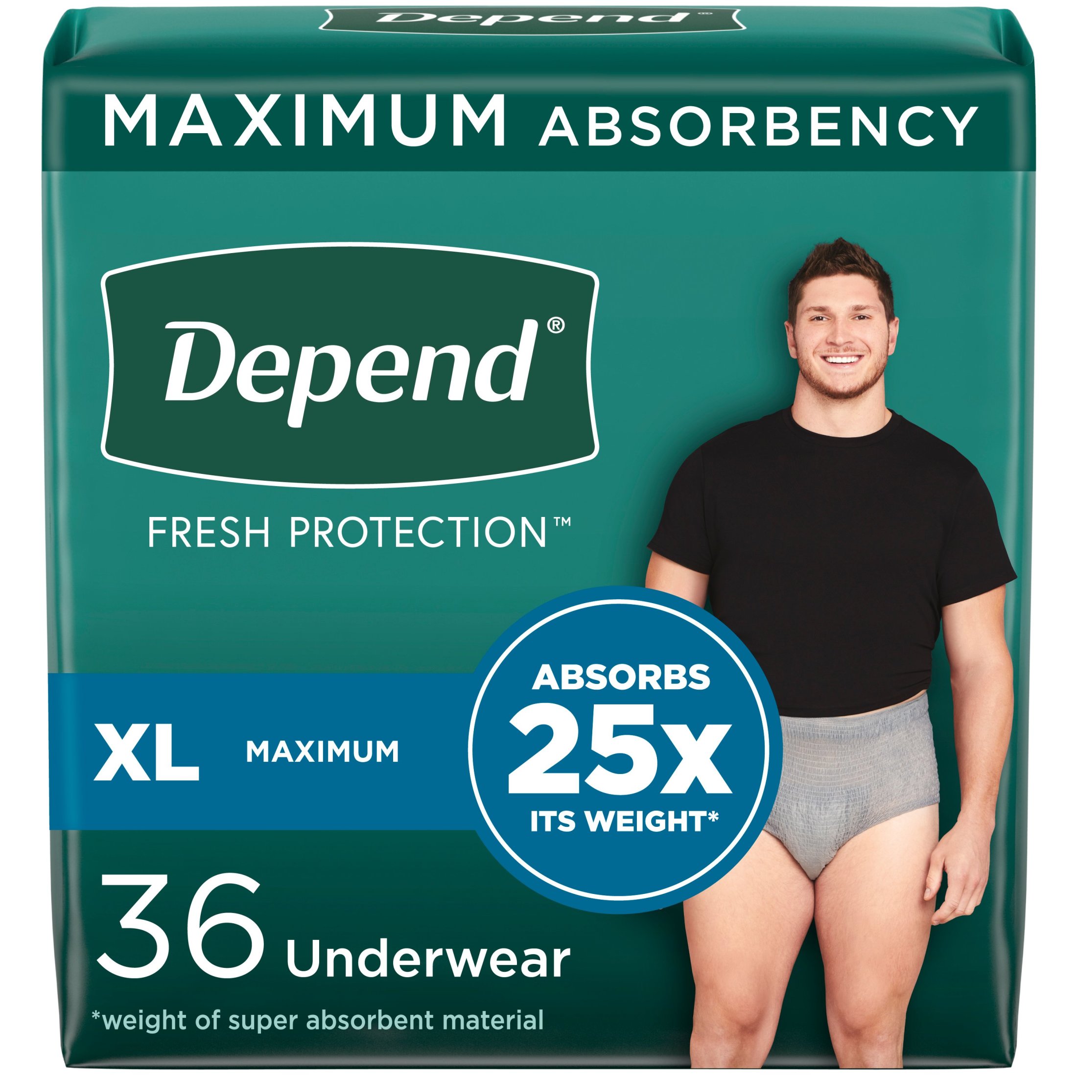 Assurance Maximum Absorbency Briefs, Unisex, 2XL, 12 Ct, 4 Pks, 48 ...