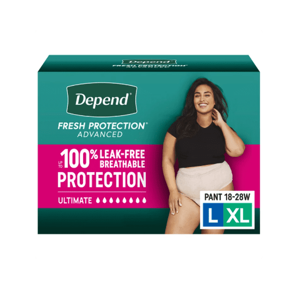 Depend Fresh Protection Advanced Incontinence Underwear for Women ...