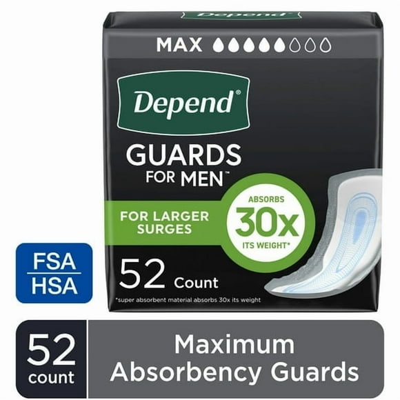 Incontinence Guards for Men in Incontinence - Walmart.com