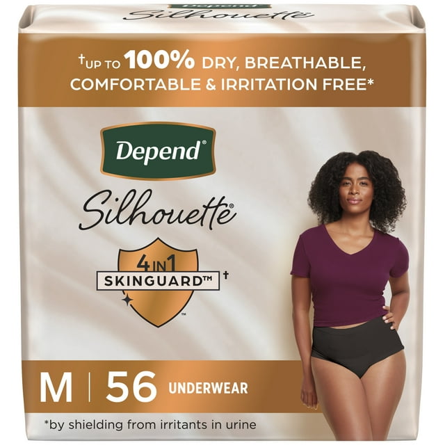Depend Silhouette Women's Incontinence & Postpartum Bladder Leak ...