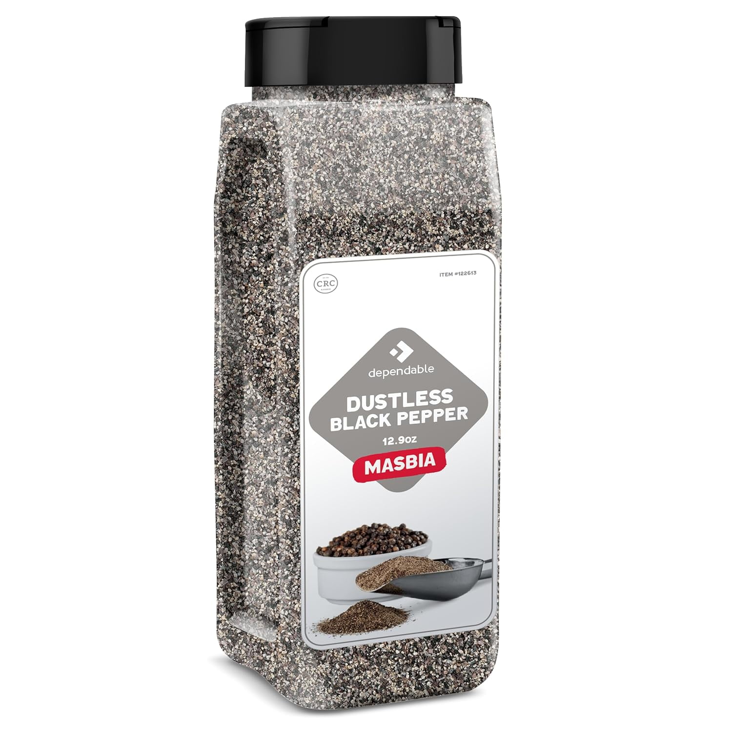 Dependable Food 28 Mesh Dustless Black Pepper Natural Spices and ...
