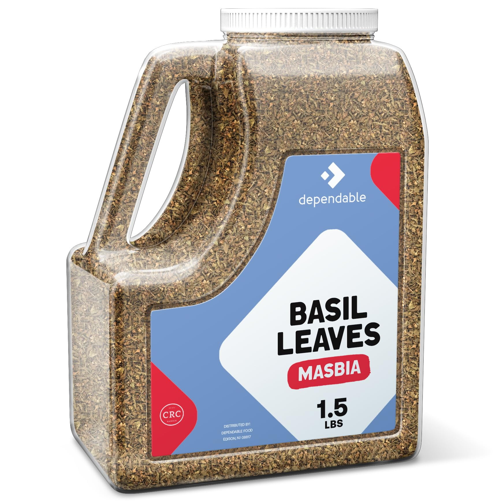 Dependable Food Basil Leaves WHF2 -1.5 Lb. Jar- Bulk, Kosher, Dried ...