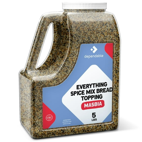 Dependable Food Everything Bagel OKA4 Mix - 5 Lb. Resealable Jug ...