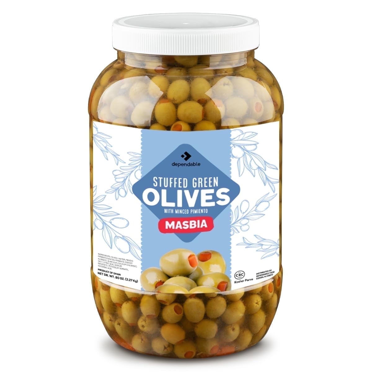Dependable Food Stuffed Green Olives With Minced Pimiento Drained ...