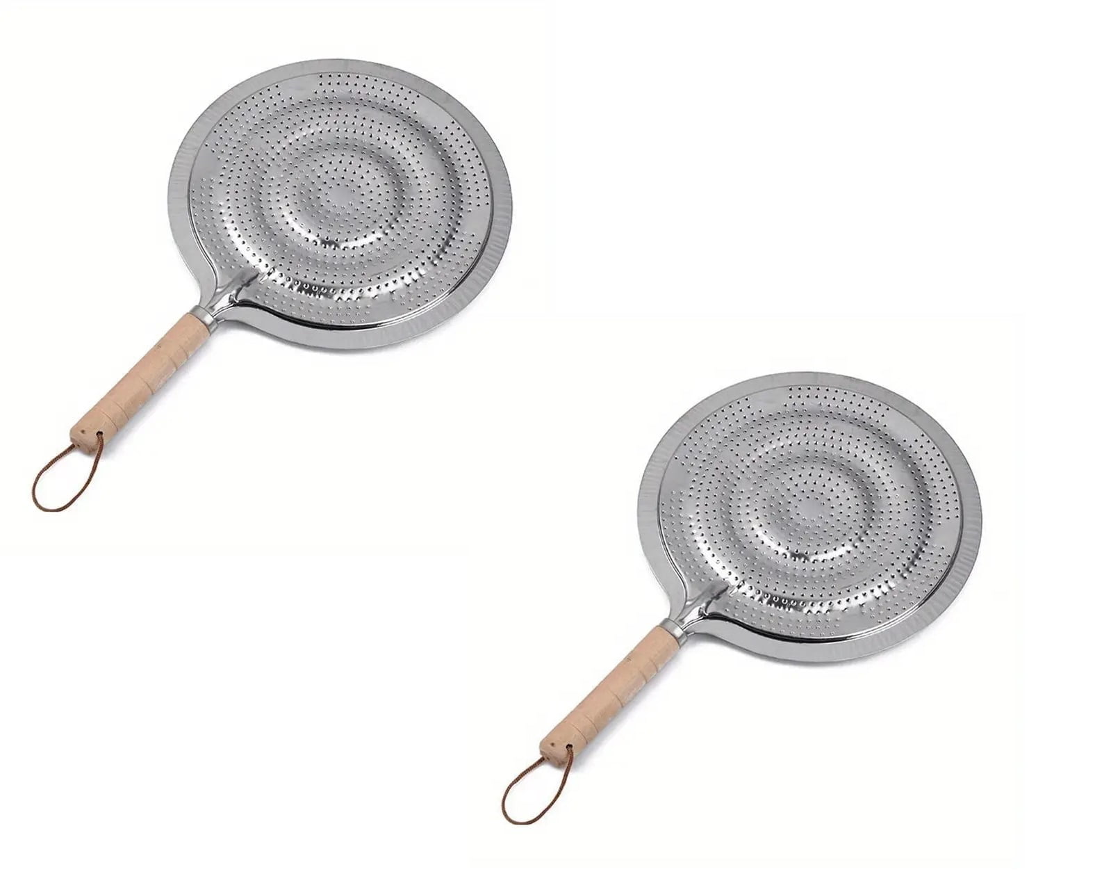 Dependable Industries Stovetop Set: 2 Pack Aluminum Flame Tamer Simmer ...