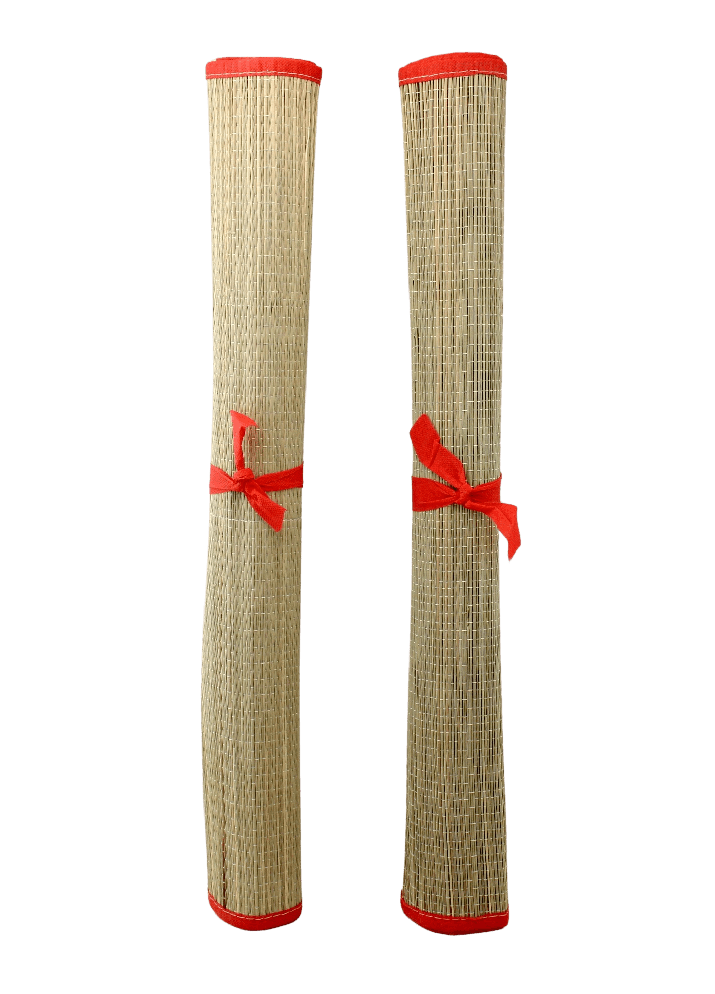 "Dependable Industries 2 pack Rollable Woven Straw Yoga Beach Mat for ...