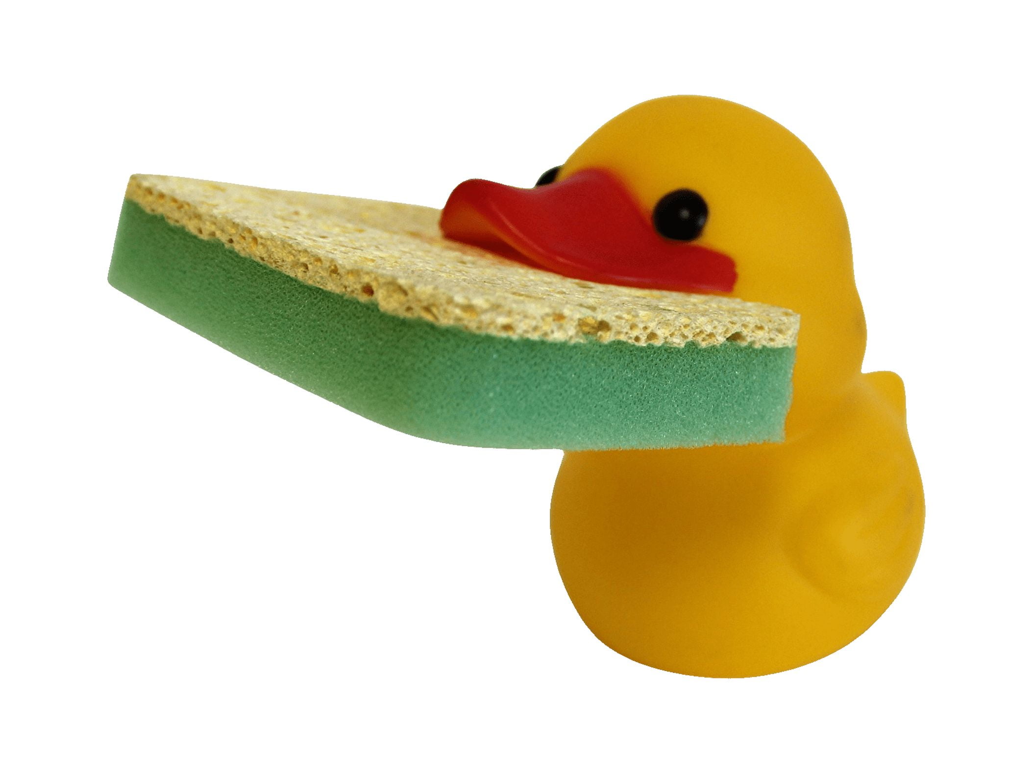 Dependable Industries Duck Shape Novelty Kitchen Sponge Holder and ...