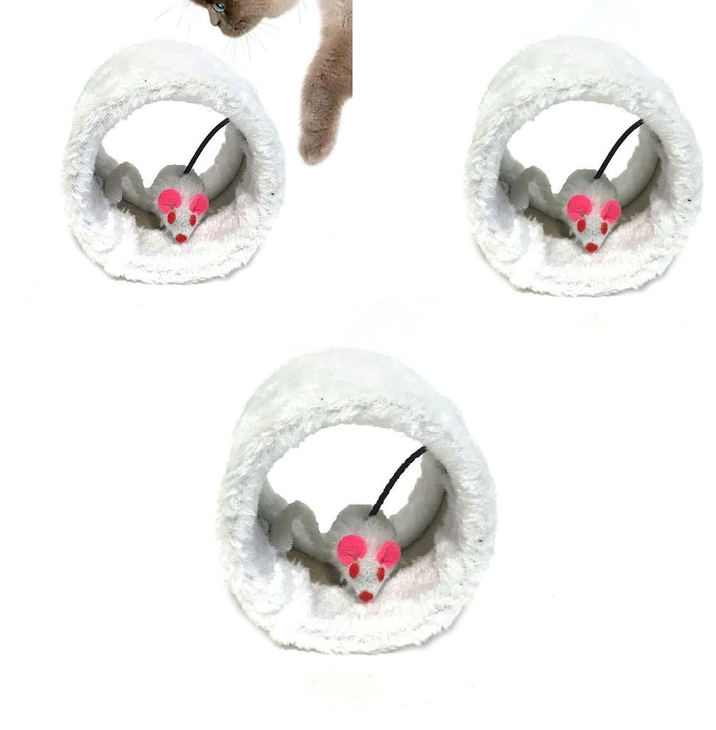 Dependable Industries Inc. Essentials 3 Pack Pet Cat Kitten Fuzzy ...