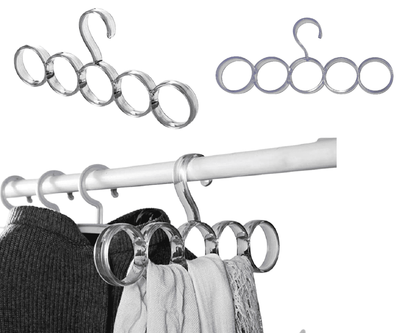 Dependable Industries Inc. Essentials Efficient Closet Organizer: 5 ...